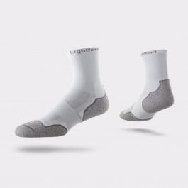 LIGHTFEET EVOLUTION SOCK HALF CREW SOCKS WHITE Online by LIGHTFEET ...