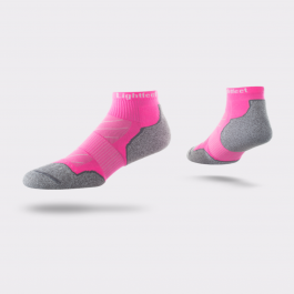 LIGHTFEET EVOLUTION SOCK MINI CREW FLURO PINK Online by LIGHTFEET ...