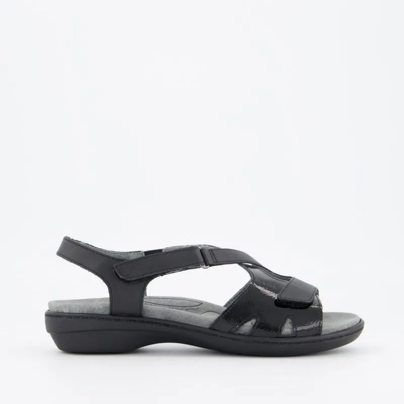 HOMYPED WOMENS ANALISE BLACK PATENT Online by HOMYPED Just Walking